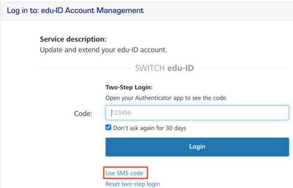 [E&S] : Votre compte SWITCH edu-ID – DIT > FAQ > Support Center & Micromus